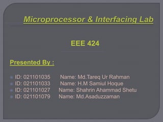 8x8 dot matrix(project) | PPTX