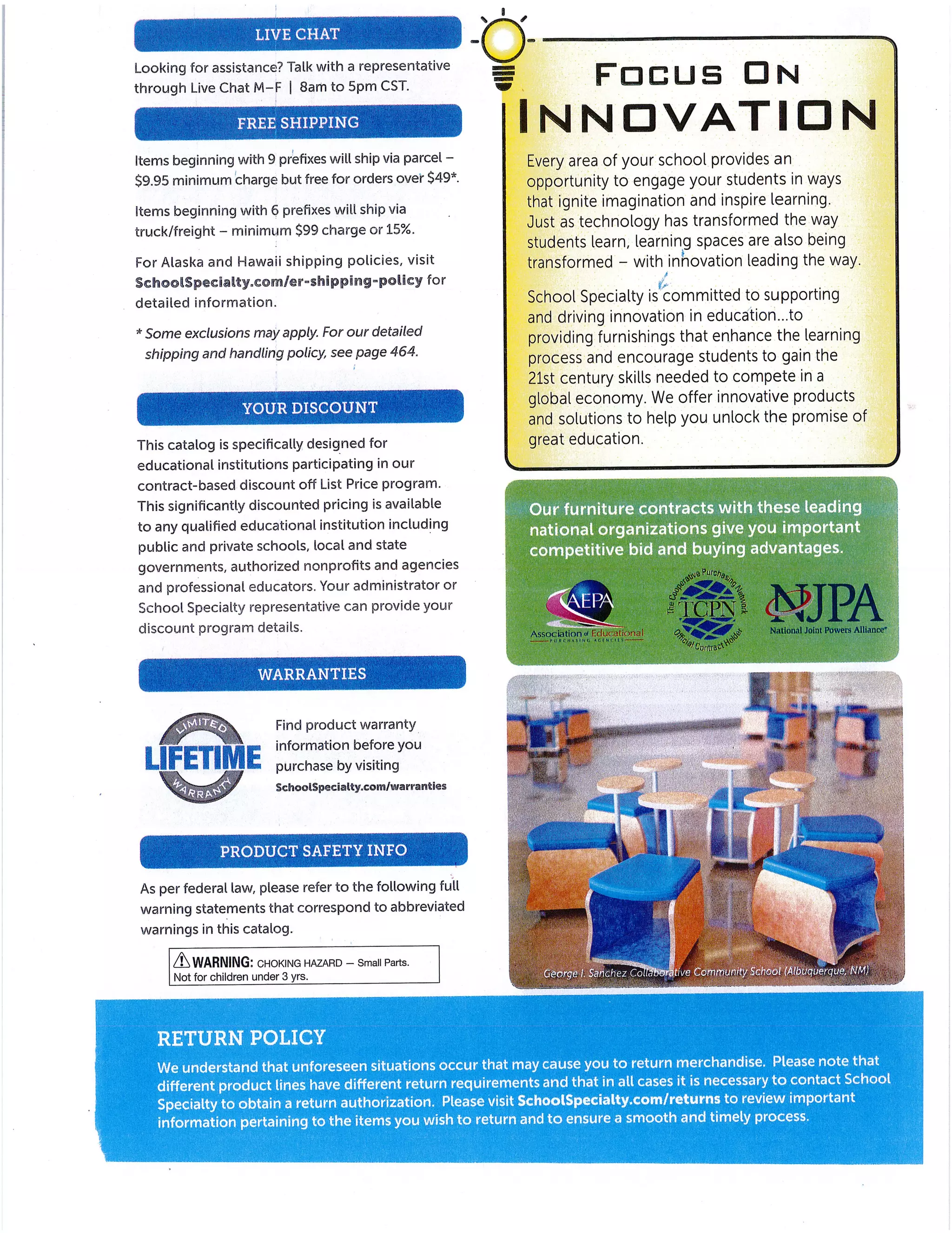 Pages from George I Sanchez CCS_ featured in School Specialty catalog | PDF