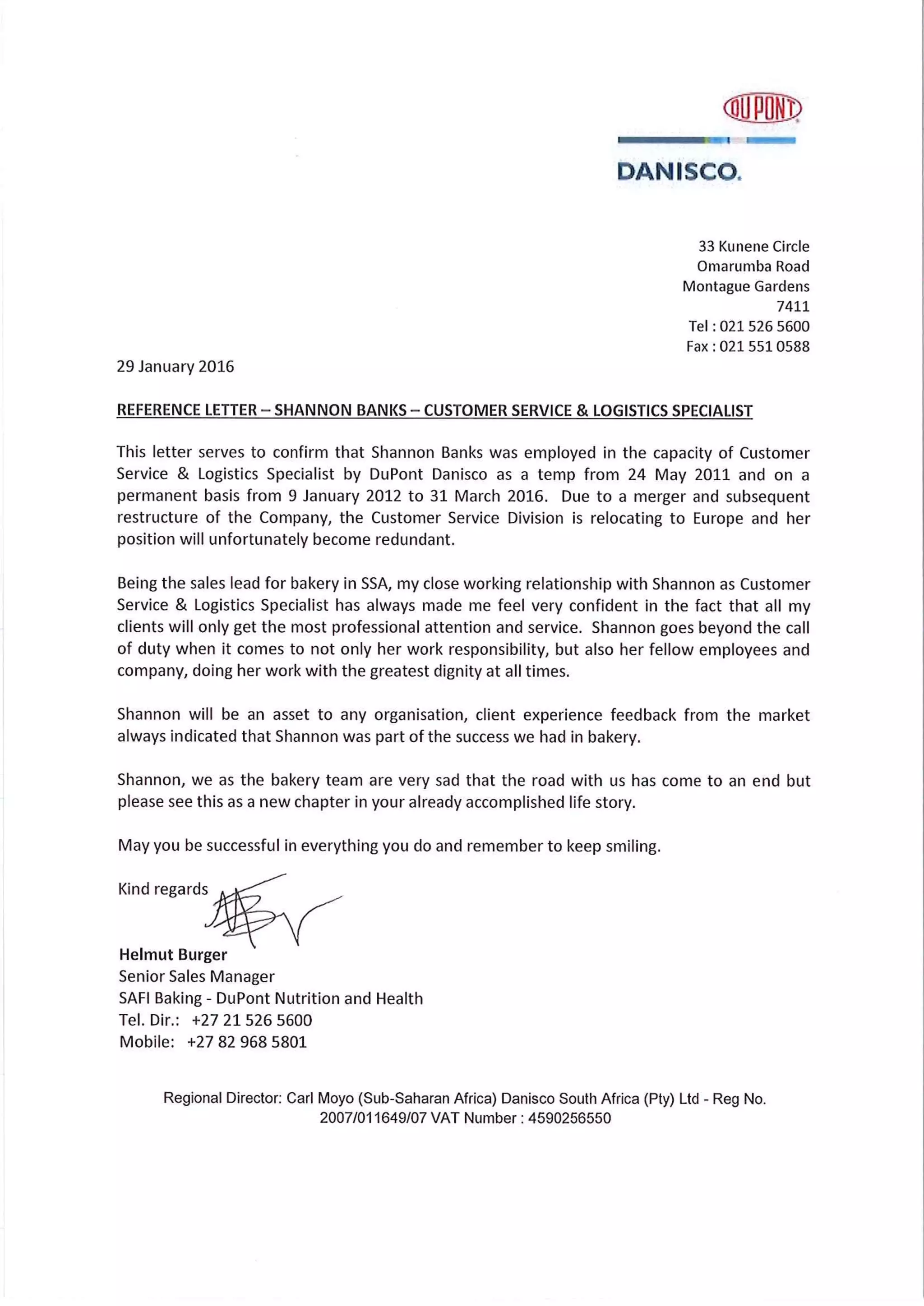 REFERENCES - DUPONT DANISCO | PDF