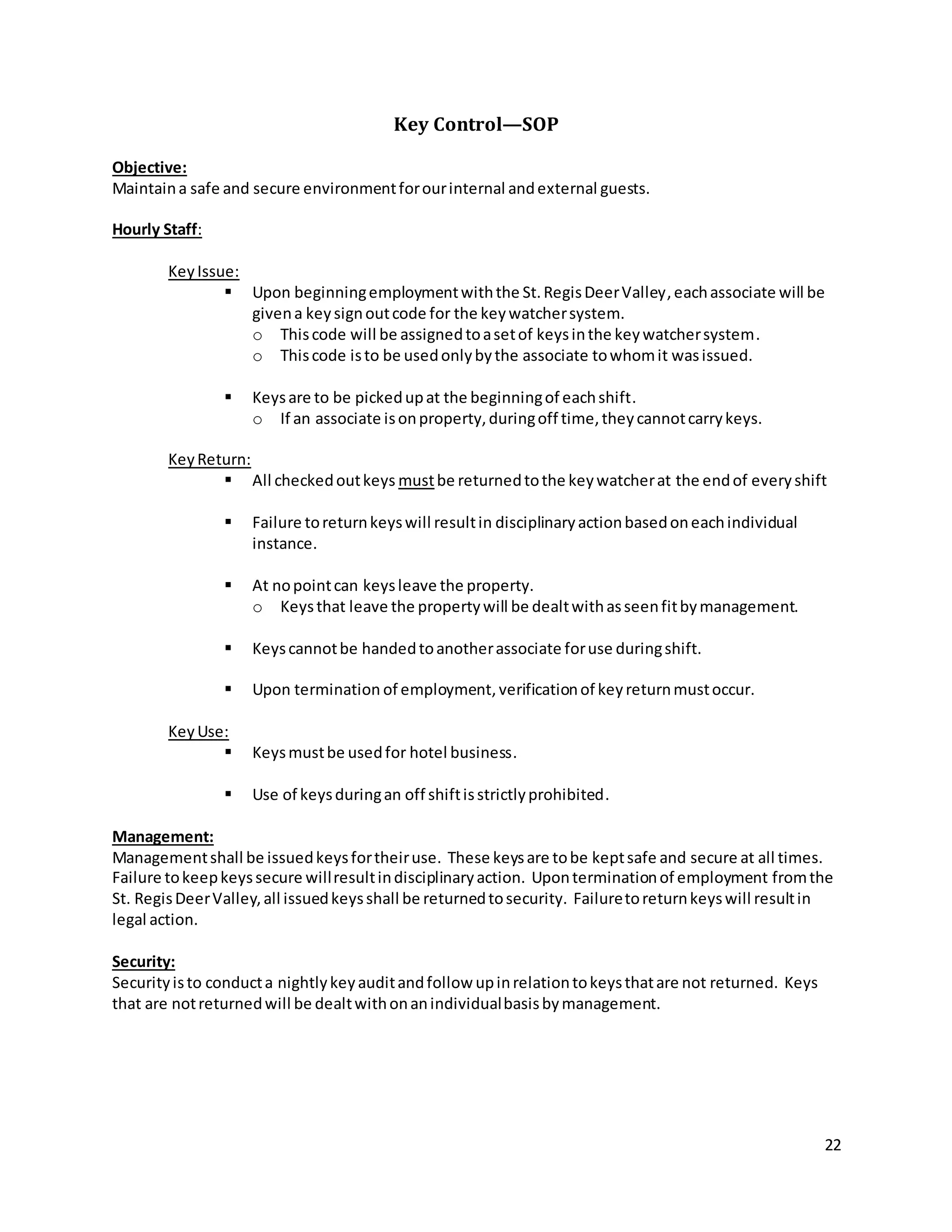 Security Officer Training Manual | DOCX