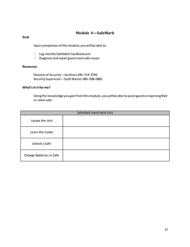 Security Officer Training Manual | DOCX | Hotels and Motels | Travel Type