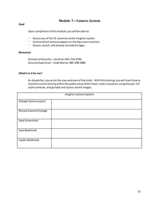 Security Officer Training Manual | DOCX