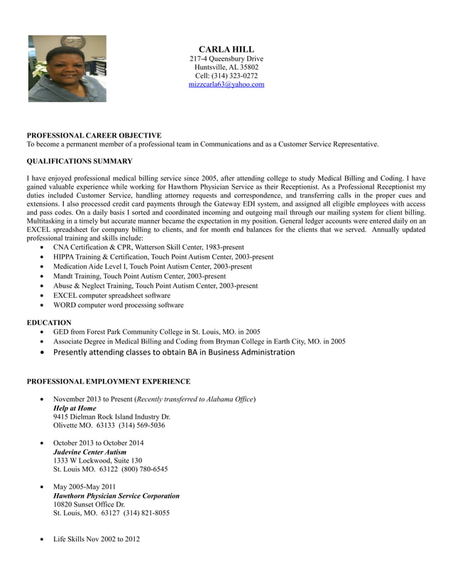 CARLA RESUME.doc update | PDF