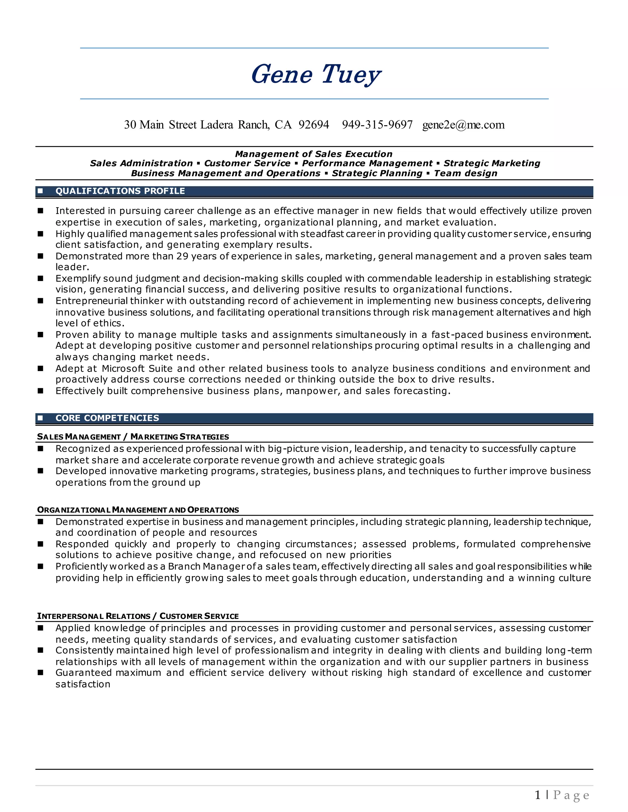 Gene Resume 2016 | DOCX