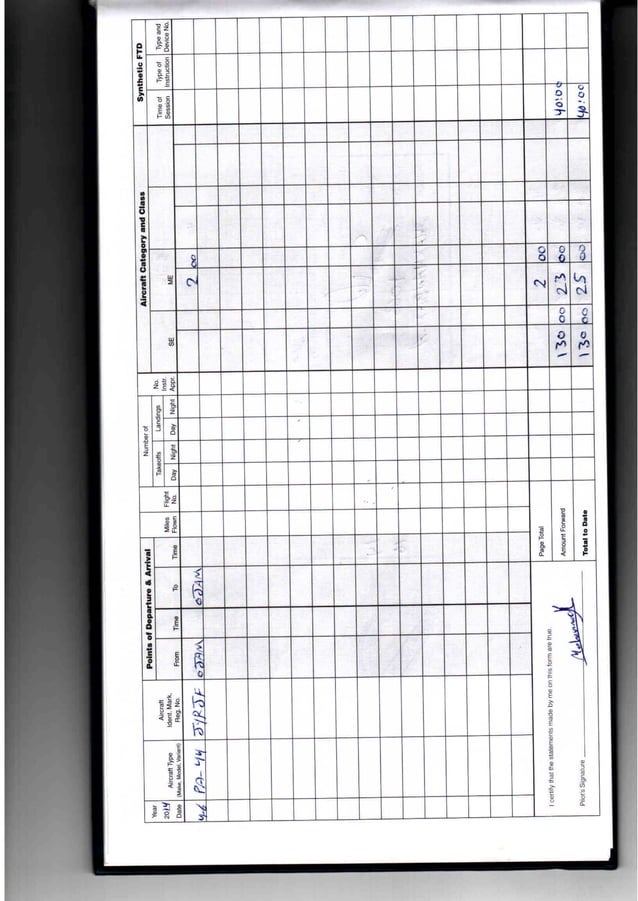 Pilot master log -02 | PDF