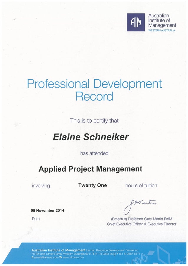 AIM_certificate | PDF