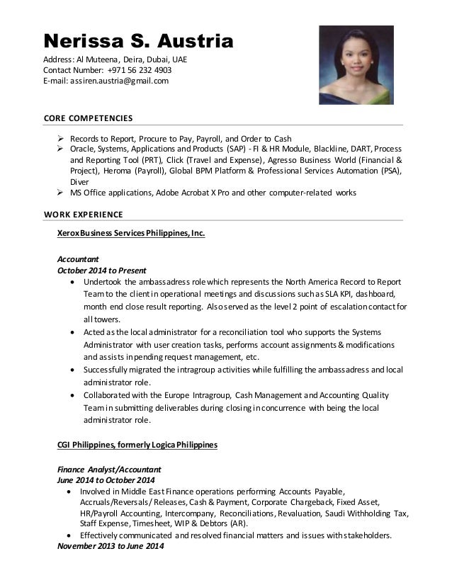 Nerissa Austria CV 17Mar16
