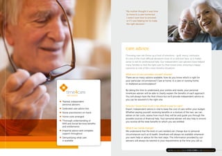 time4care-brochure | PDF | Eldercare | Family and Relationships