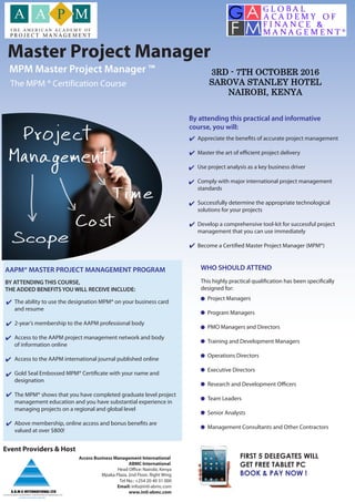 Pages from MASTER PROJECT MANAGEMENT - MPM - CERTIFICATION PROGRAM by ...