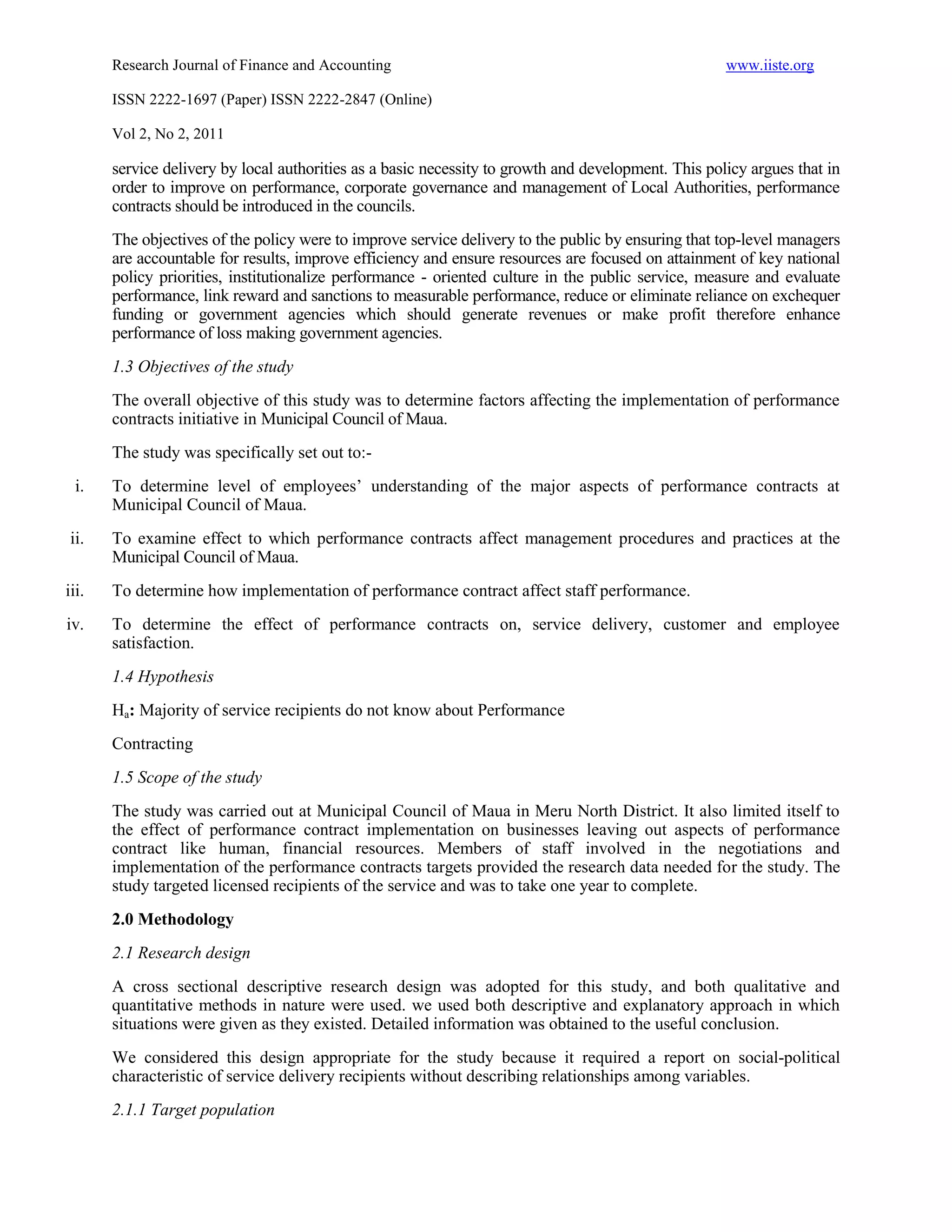 4 Factors Affecting Implementation Of Performance Contract Pdf