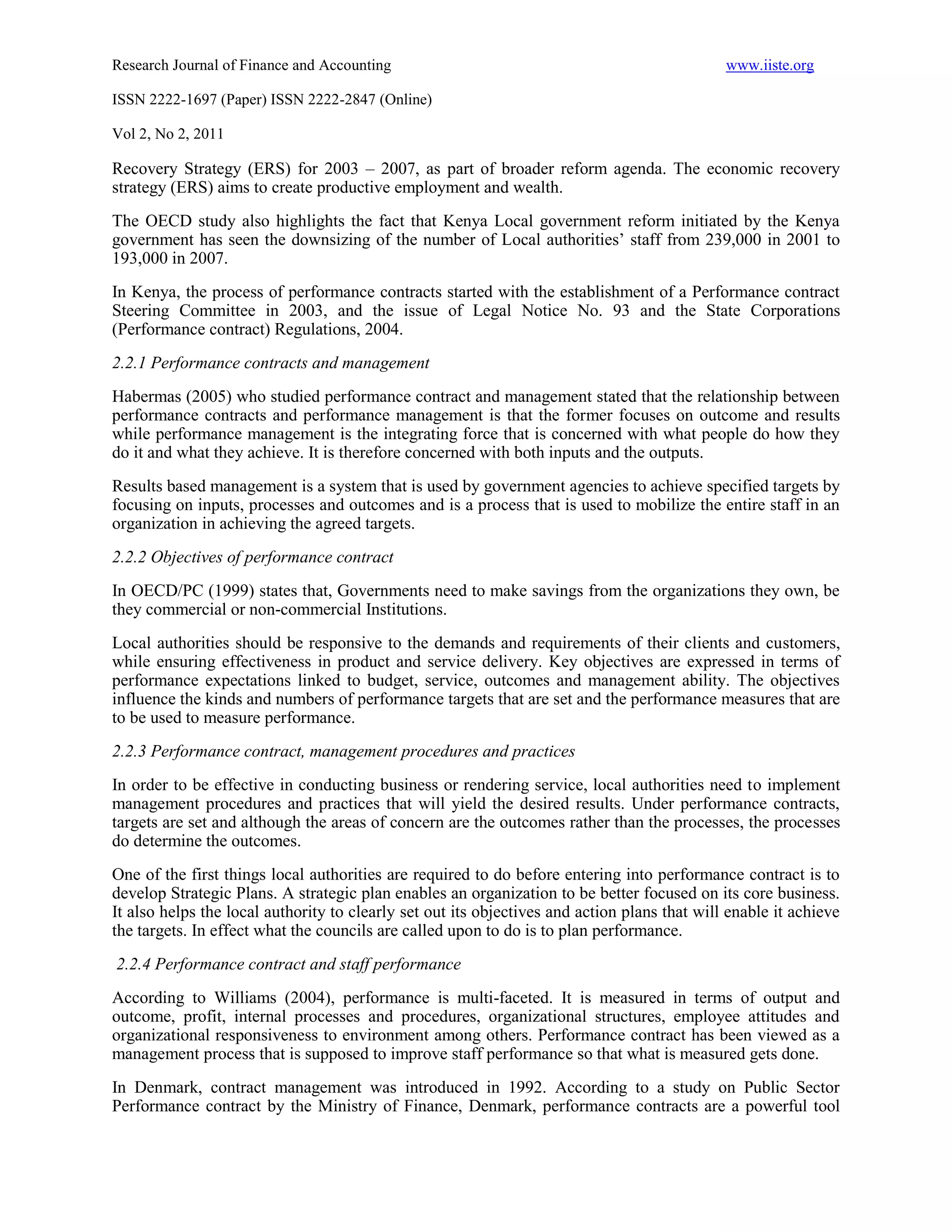 4 Factors Affecting Implementation Of Performance Contract Pdf