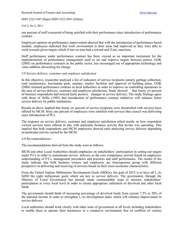 4 Factors Affecting Implementation Of Performance Contract Pdf