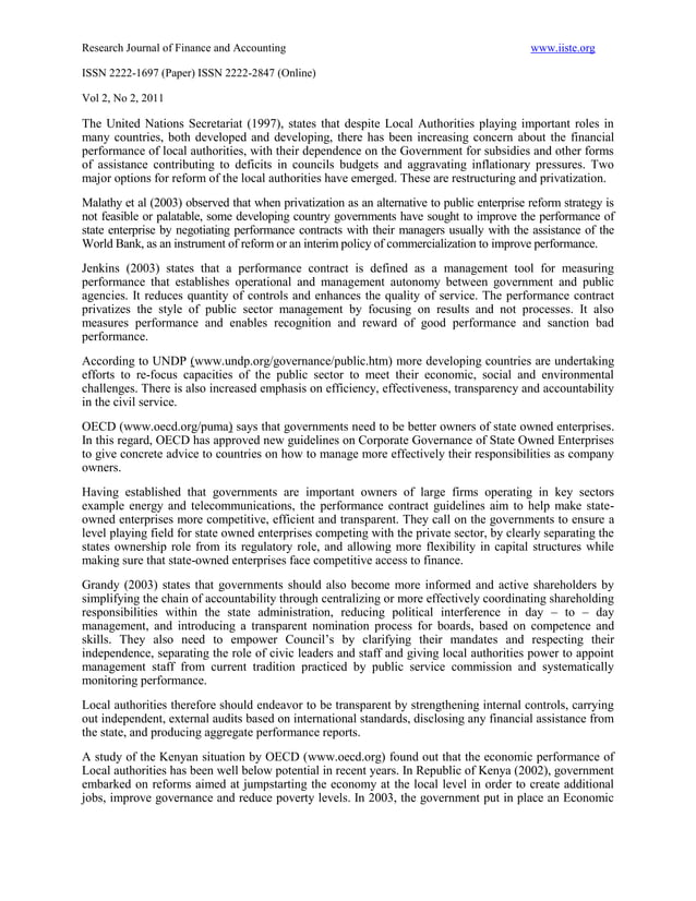 4 Factors Affecting Implementation Of Performance Contract Pdf