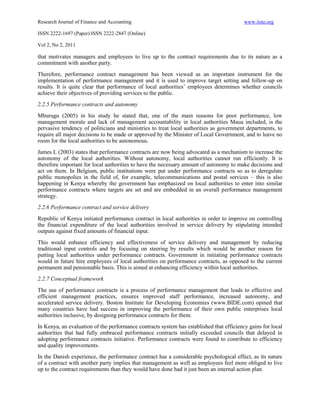 4 factors affecting implementation of performance contract | PDF