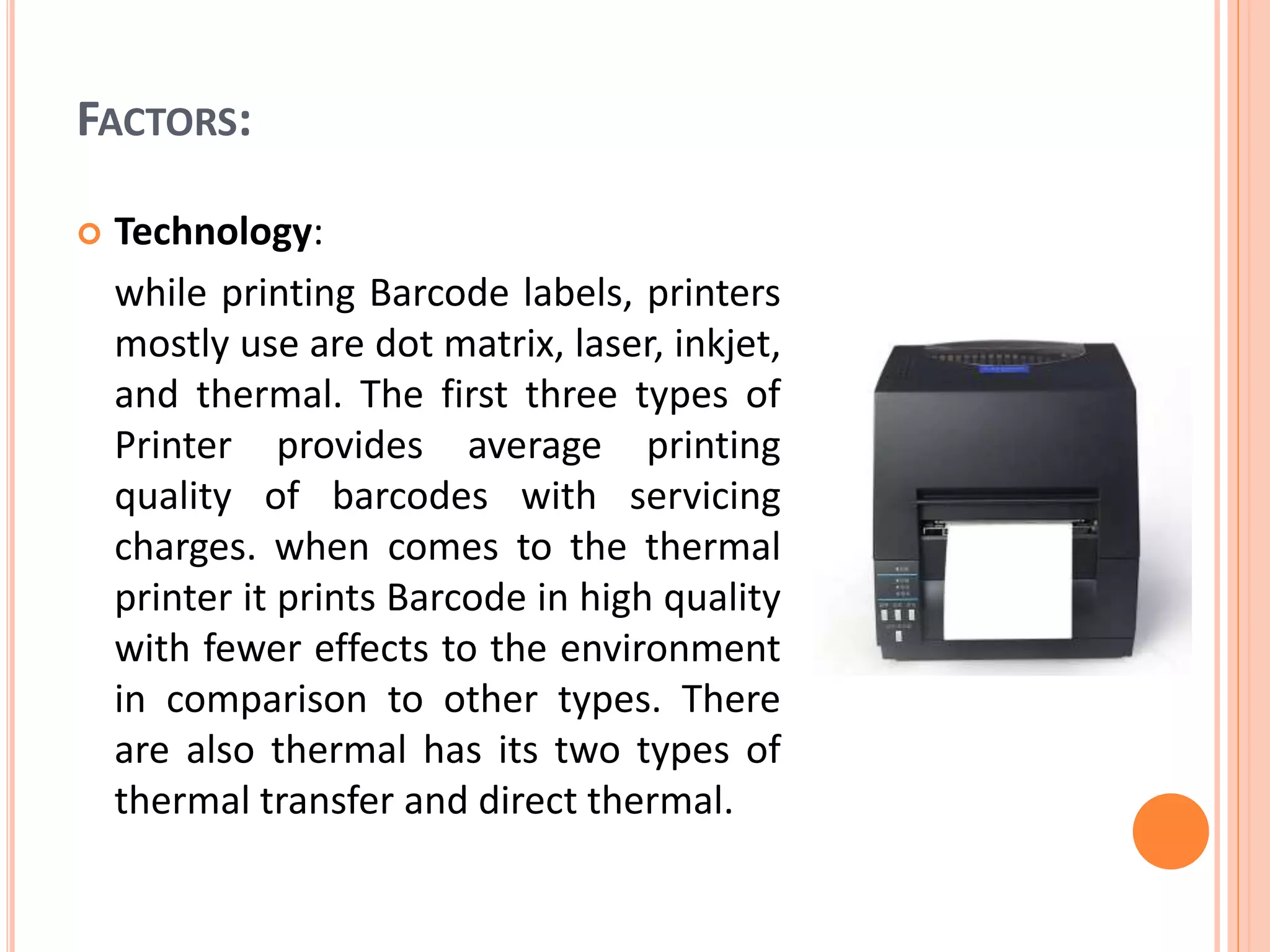 4 factors consider while printing barcode labels in dubai | PPT