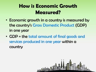 Four Factors of Economic Growth | PPTX