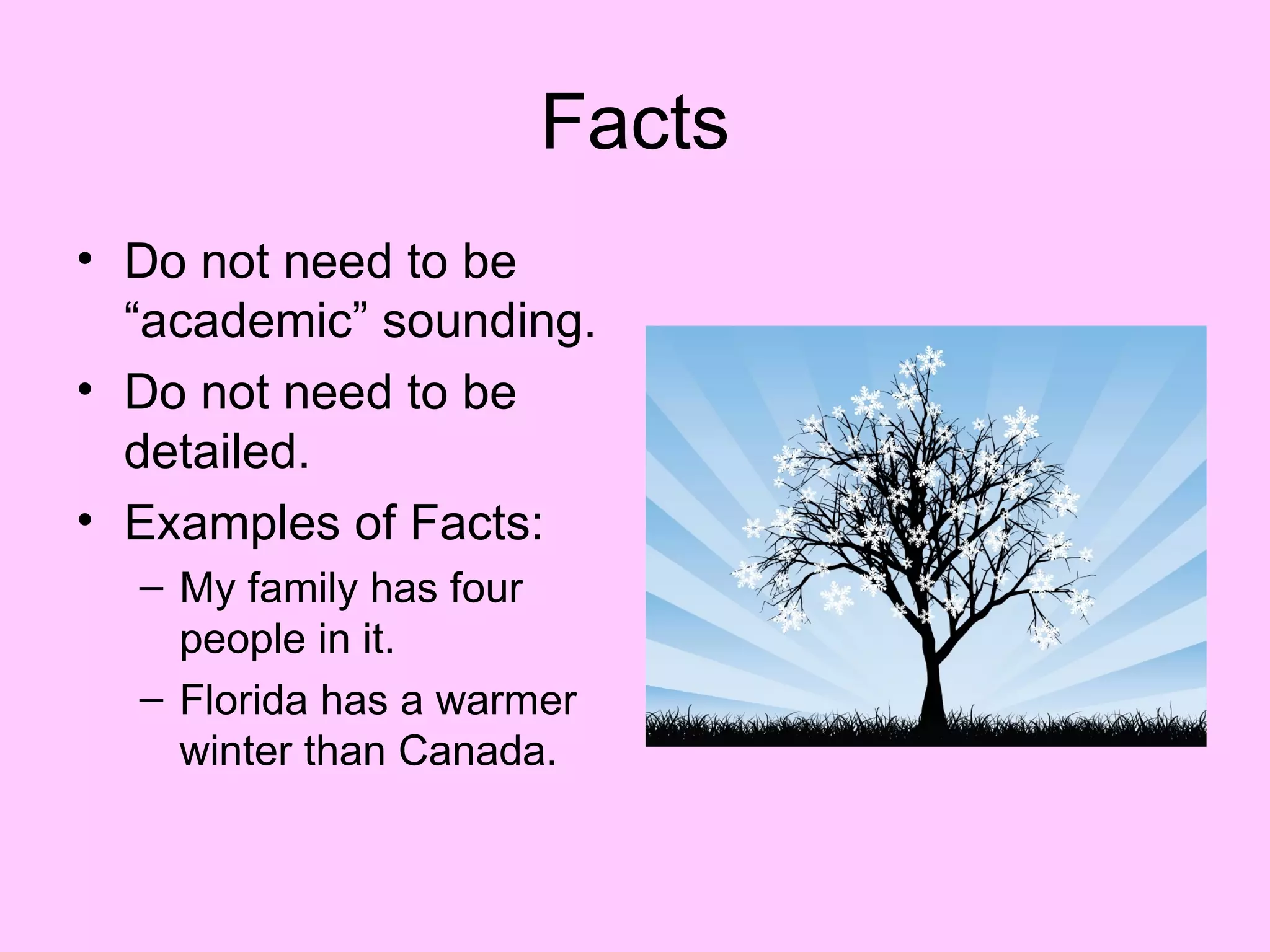 4 facts, concepts and generalizations jan 19 | PPT