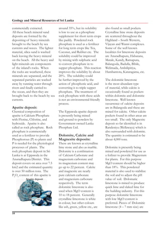 GEOLOGY & MINERAL RESOURCES OF SRILANKA | PDF