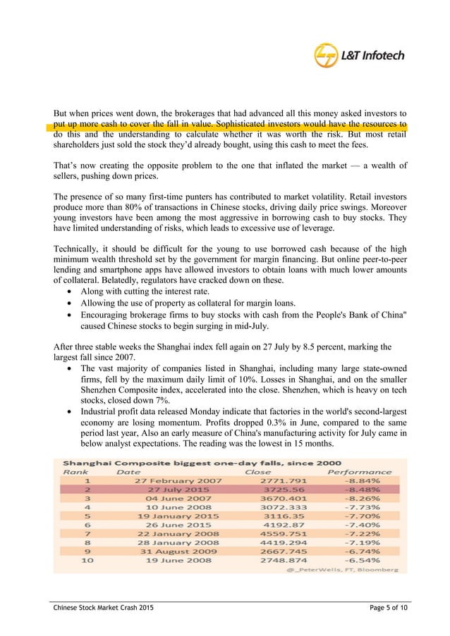 Whitepaper_Analyzing Crash of Chinese Economy 2015 | DOC