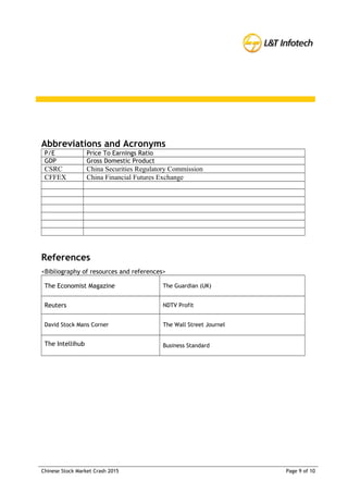 Whitepaper_Analyzing Crash of Chinese Economy 2015 | DOC