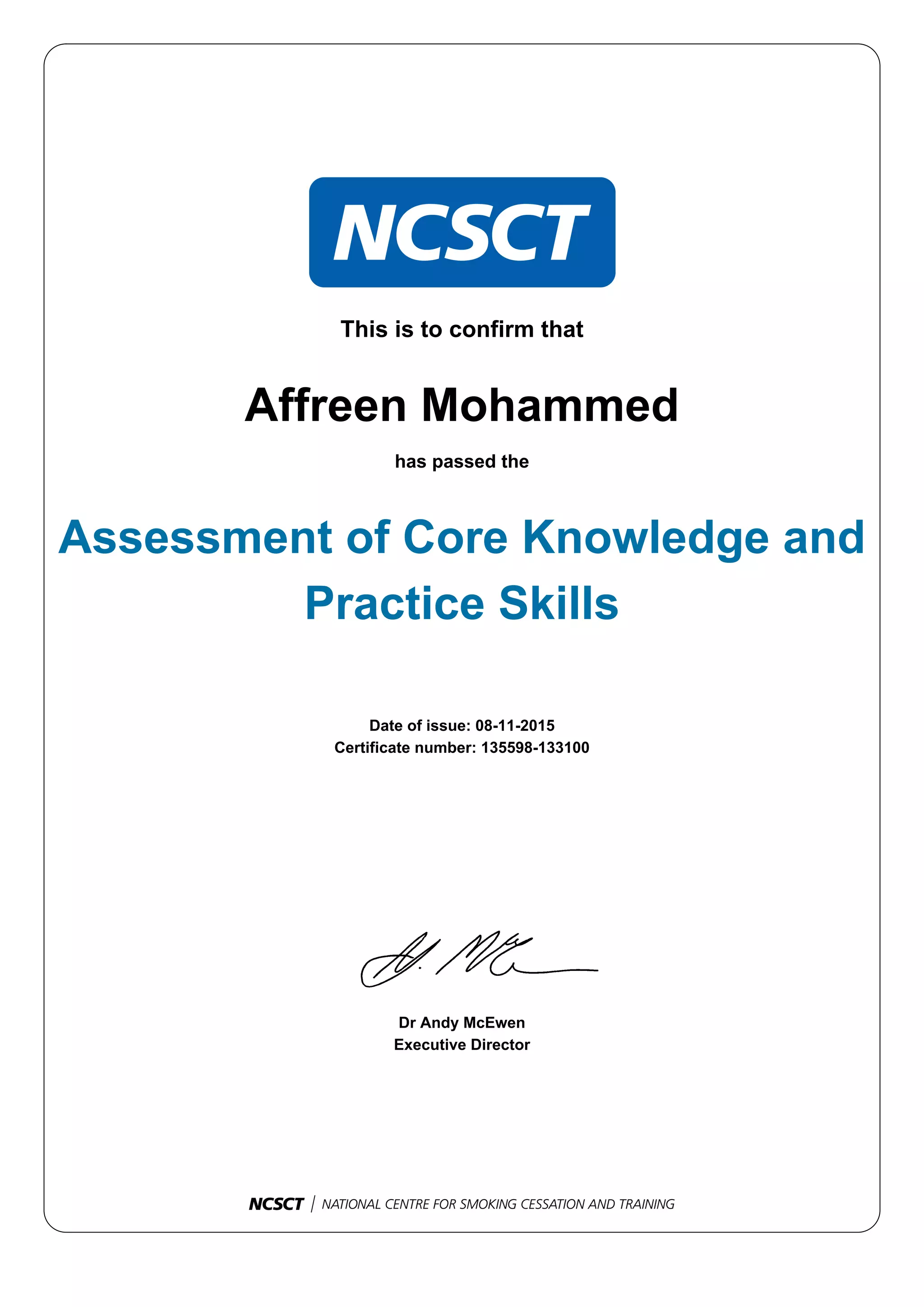 Certificate Practitioner Assessment | PDF