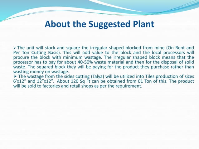 Marble Stocking Yard | PPTX