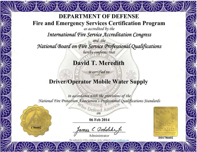 Driver-Operator Mobile Water Supply | PDF | Professional School ...