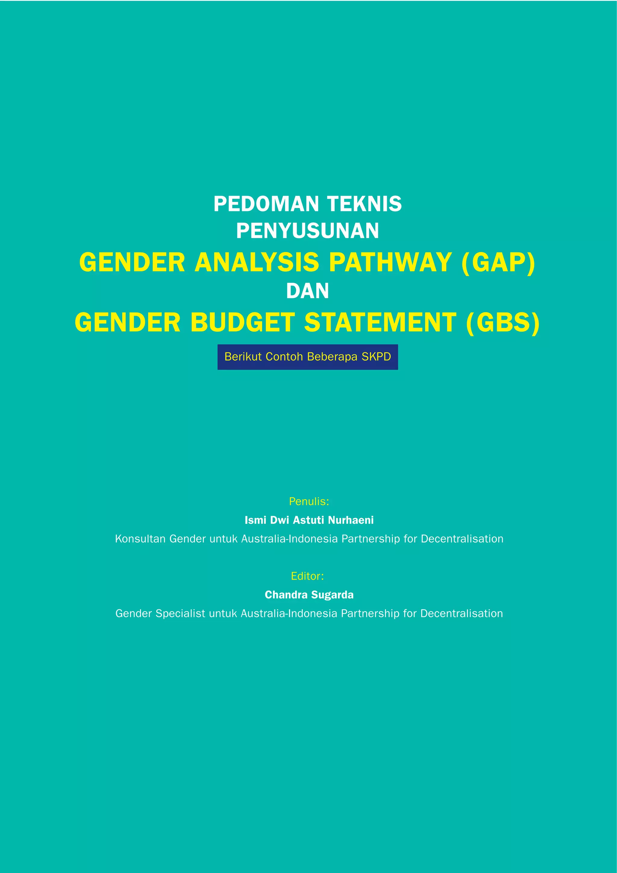 pedoman-teknis-penyusunan-gender-analisis-pathway-gap-dan-gender-budget-statement-gbs | PDF