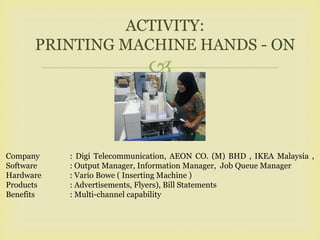 Computer Forms Malaysia Sdn Bhd | PPT