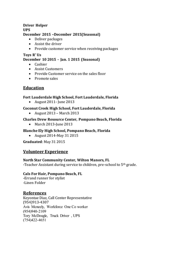 Micka Rucker Resume2016 | PDF