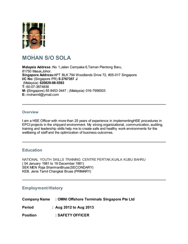 Mohan Resume (updated) | DOCX | Logistics | Business