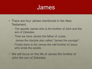 The Life of James | PPTX
