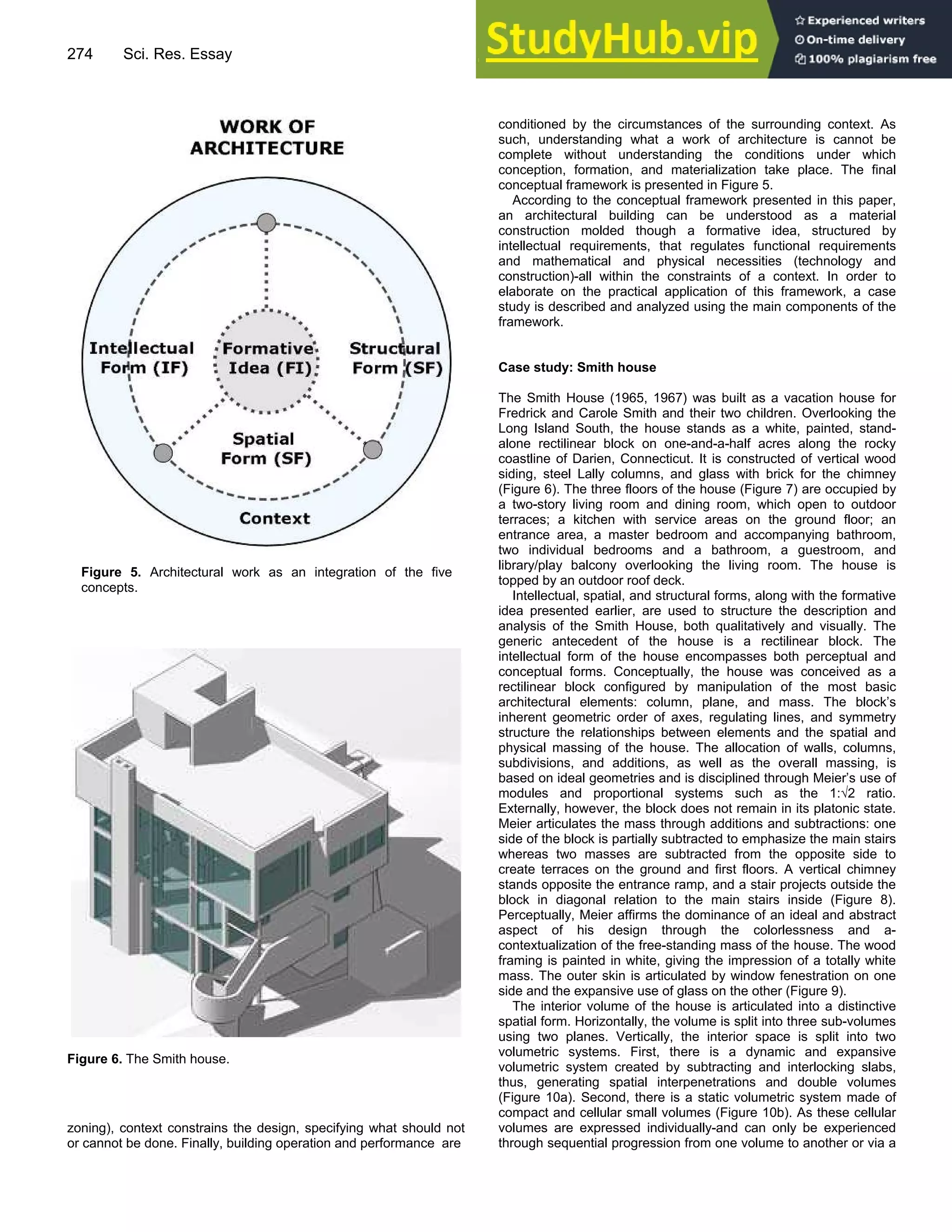 4F C A Conceptual Framework For Understanding Architectural Works | PDF