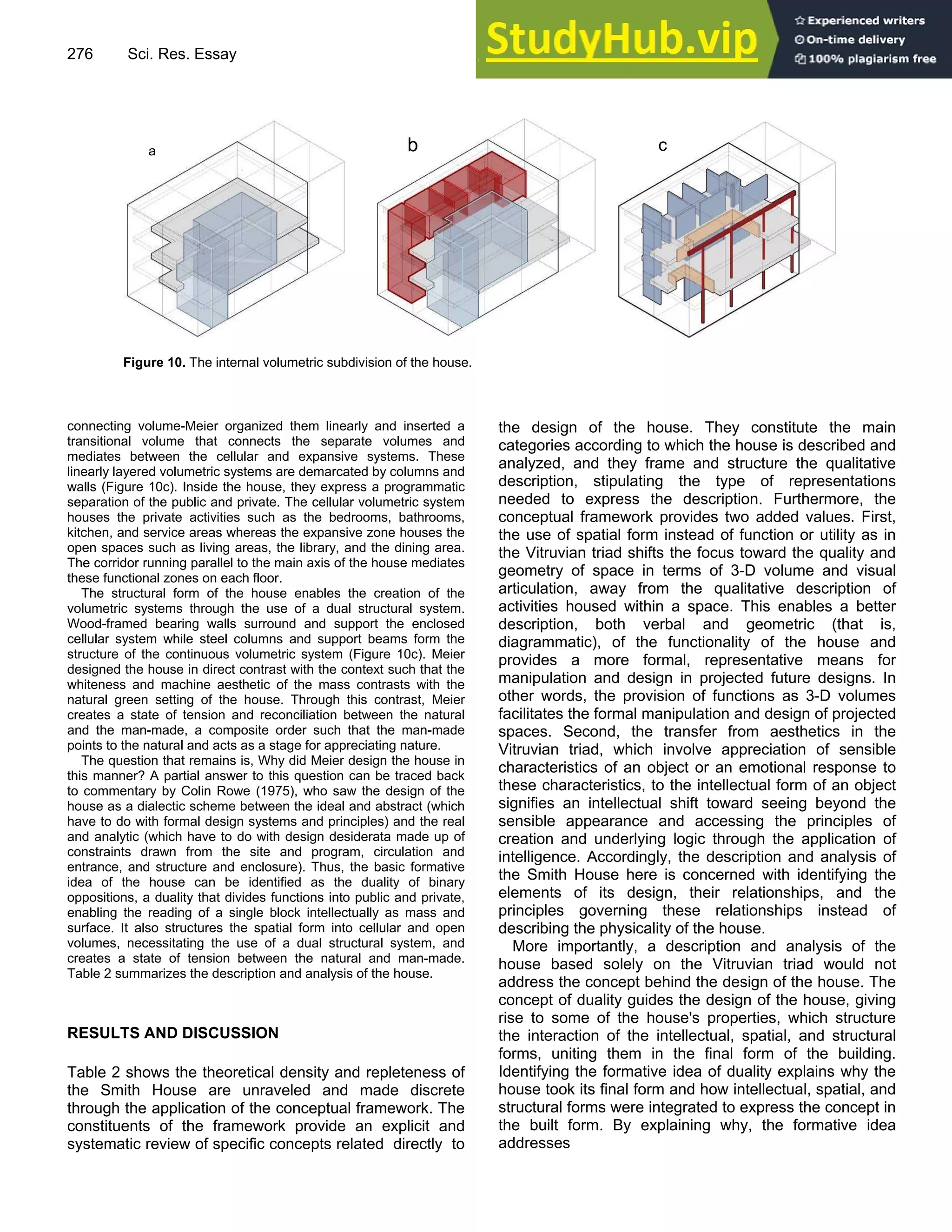 4F C A Conceptual Framework For Understanding Architectural Works | PDF