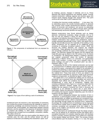 4F C A Conceptual Framework For Understanding Architectural Works | PDF