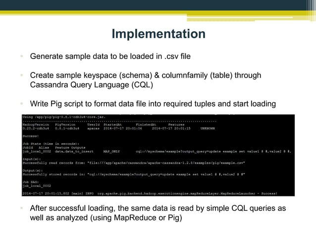 Hadoop+Cassandra_Integration | PPTX