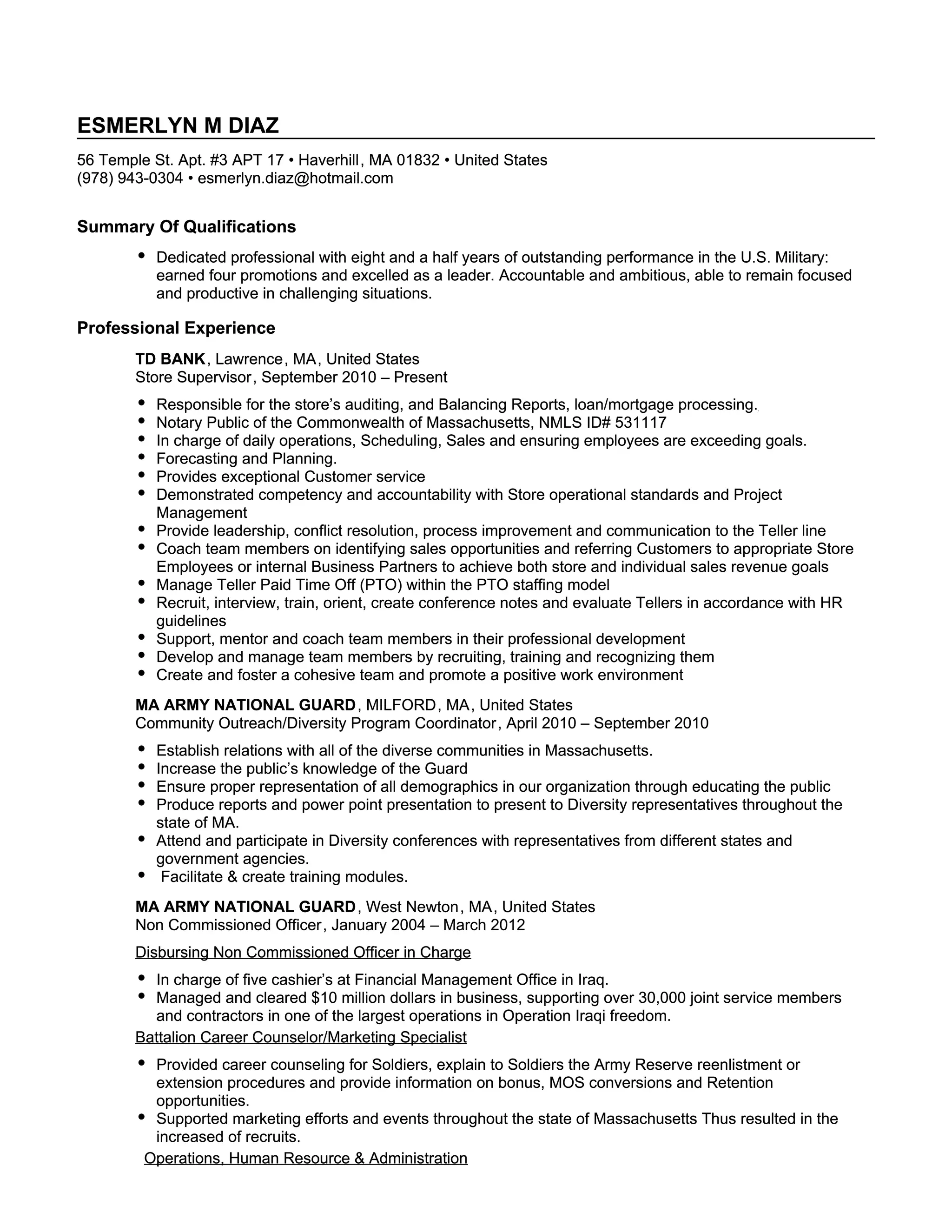 EsmerlynDiazResume | PDF