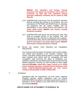 Vigil Sitesafe Aramco Sch B system Compliance Document | PDF