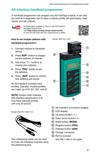 AS-I Maintenance & Troubleshooting Guide | PDF