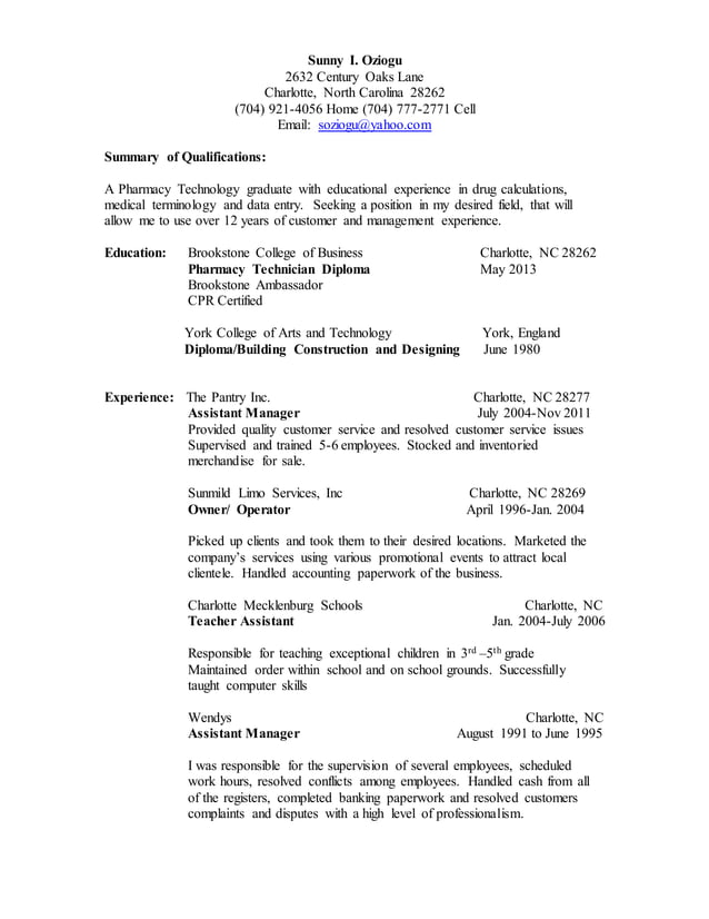 Sunny's resume | PDF