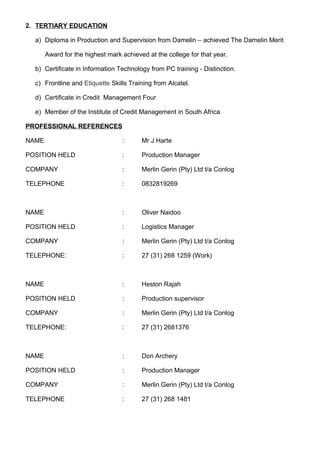 CV - Lorraine Anwar 2 | DOC