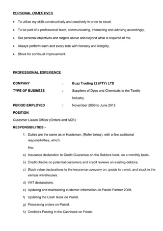 CV - Lorraine Anwar 2 | DOC