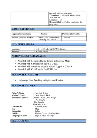 RESUME | DOCX