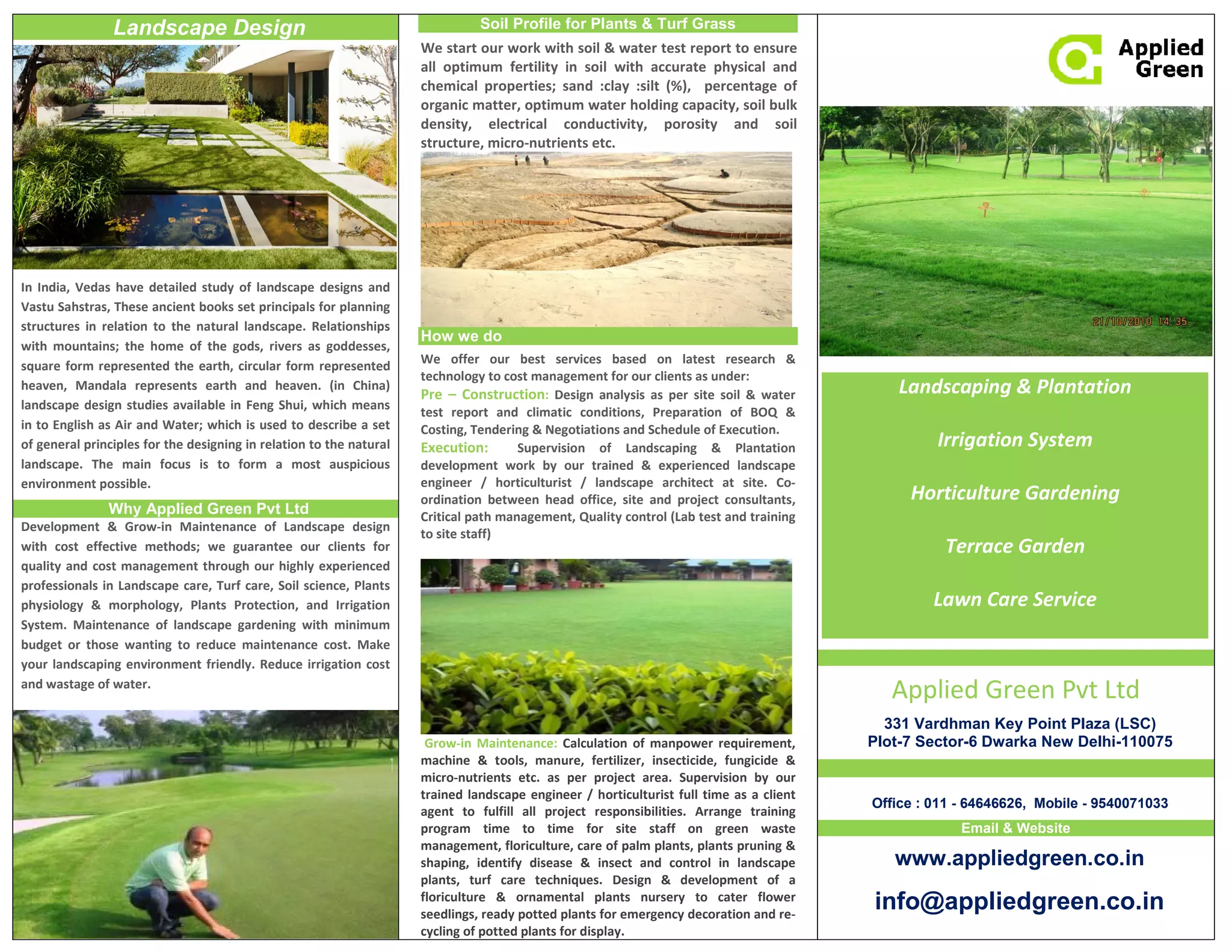 Broucher Landscaping | PPT