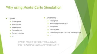 Monte carlo simulation | PPTX