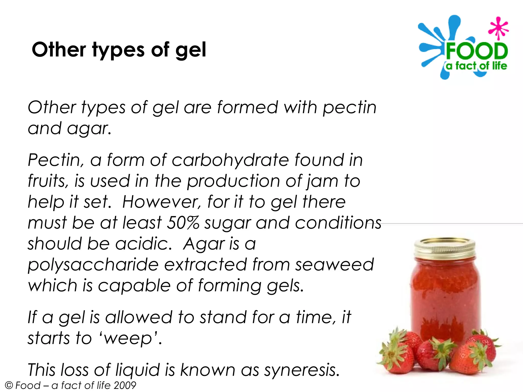 Functions of colloidal systems in Food Products | PPT