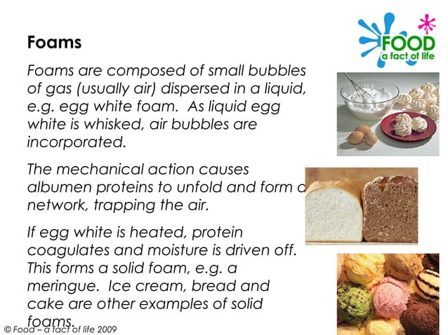 Functions of colloidal systems in Food Products | PPT | Chemistry | Science