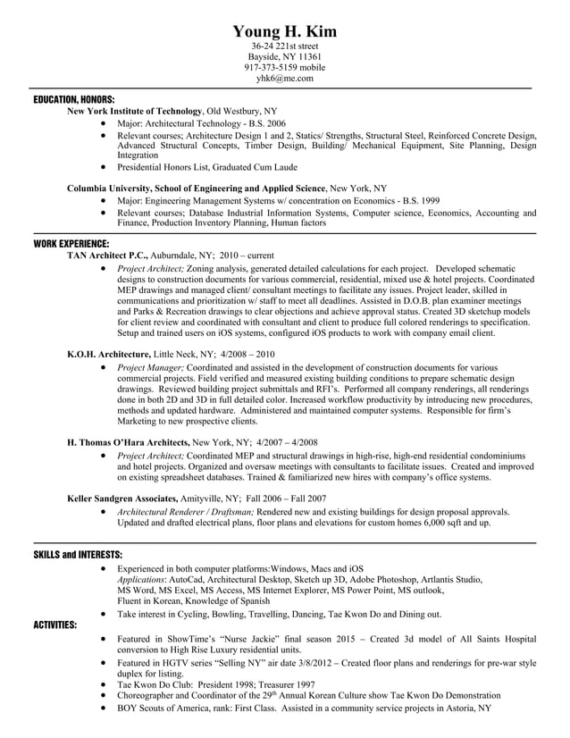 Young Kim_Resume_2016 | PDF