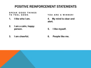 BI Support Self-Esteem2 | PPT