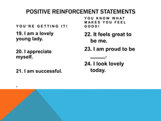 BI Support Self-Esteem2 | PPT